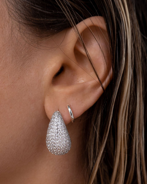 The Pave Gia Earrings | Luv Aj