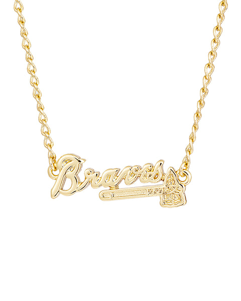 The MLB Nameplate Necklace | Luv Aj
