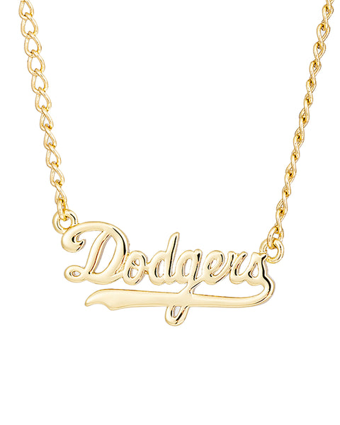 The MLB Nameplate Necklace | Luv Aj