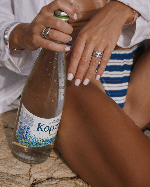 The Pave Ridged Positano Ring | Luv Aj