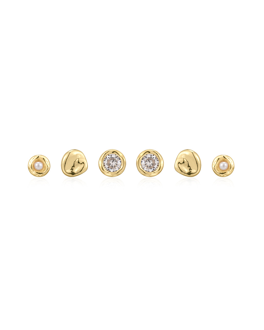 Ballier Chain Studs- Gold | Luv Aj