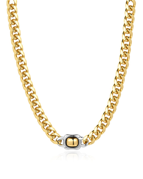 Kate Bezel Stud Necklace | Luv Aj