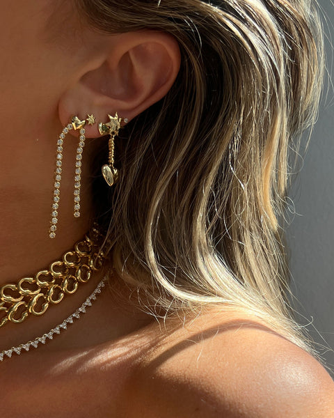 The Molten Heart Cascading Studs | Luv Aj