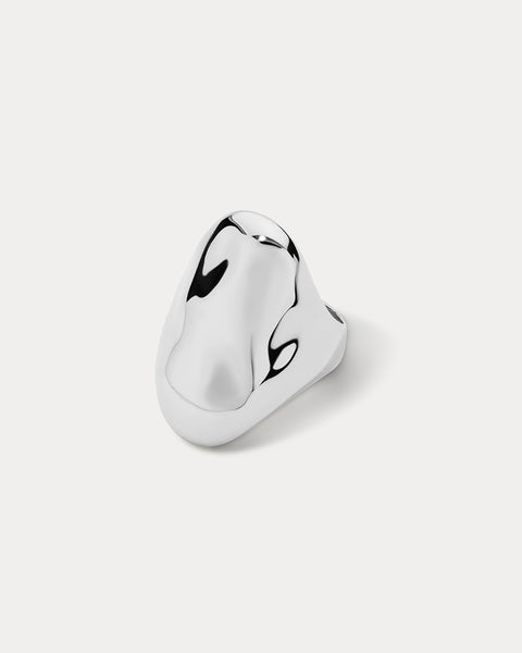 Luv Aj | The Liquid Metal Statement Ring | Luv Aj