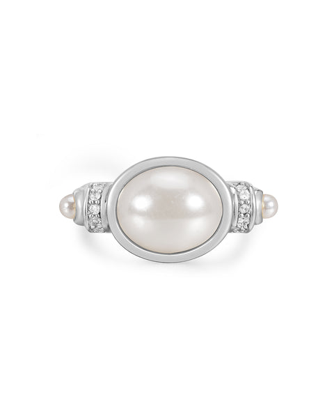 The Pearl Statement Ring | Luv Aj