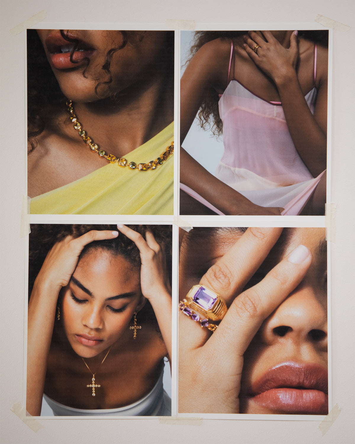 The Prong-Set Tennis Necklace- Silver | Luv Aj