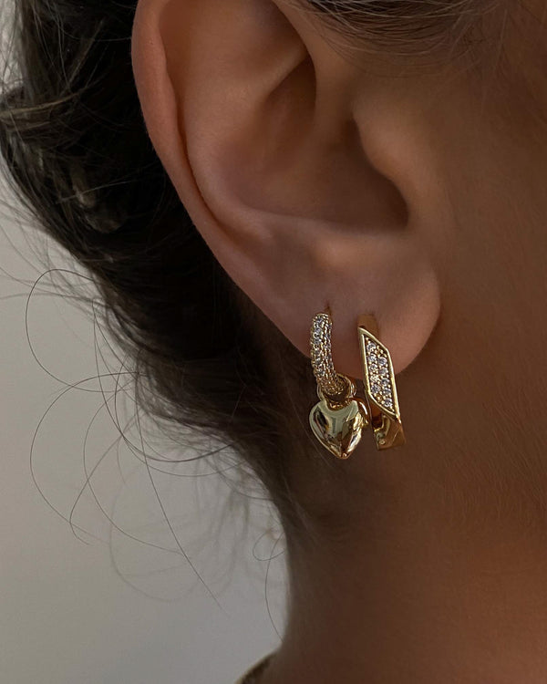 Puffy Heart Huggies- Gold | Luv Aj